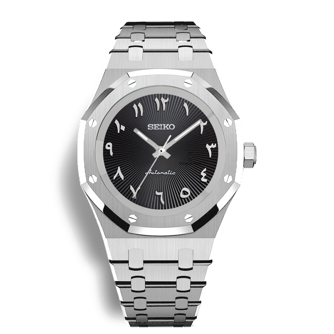 Seiko Mod Royal Oak Arabic Dial – Taki Allure